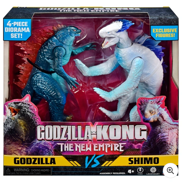 Monsterverse Godzilla x Kong: The New Empire Godzilla vs Shimo Figure ...