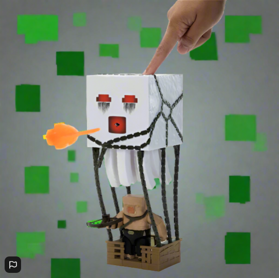 Minecraft Movie Playset Blast Attack Ghast – IEWAREHOUSE