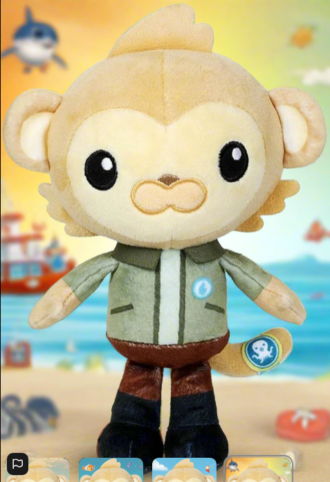 Octonauts Above & Beyond Crew Plush - Paani Soft Plush Toy 22cm ...